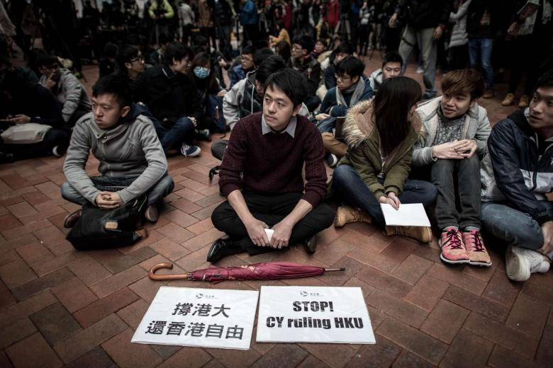Hong Kong university students skip classes to protest over appointment ...