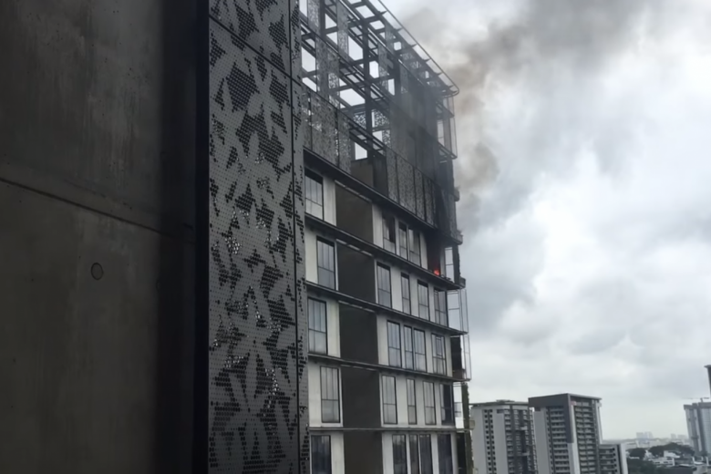 Fire breaks out at Kent Vale Serviced Residences | The Straits Times