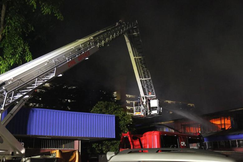 Fire at Toa Payoh Industrial Park on Friday morning; no injuries ...