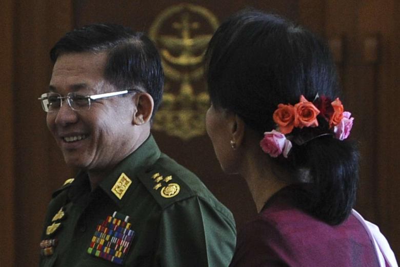 Amid transition, Myanmar's army chief Min Aung Hlaing emerges from the ...