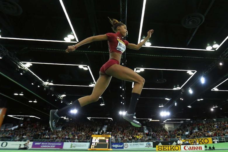 Athletics: Rojas leaps to triple jump gold | The Straits Times