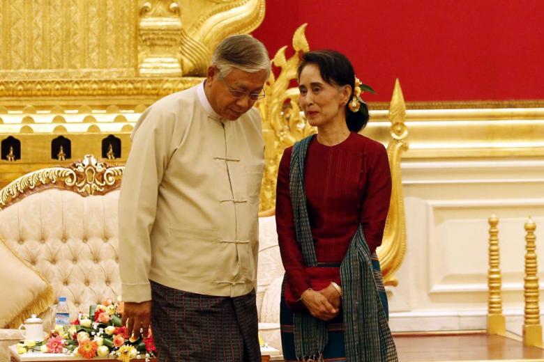 Myanmar's president signs Bill appointing Aung San Suu Kyi to new role ...