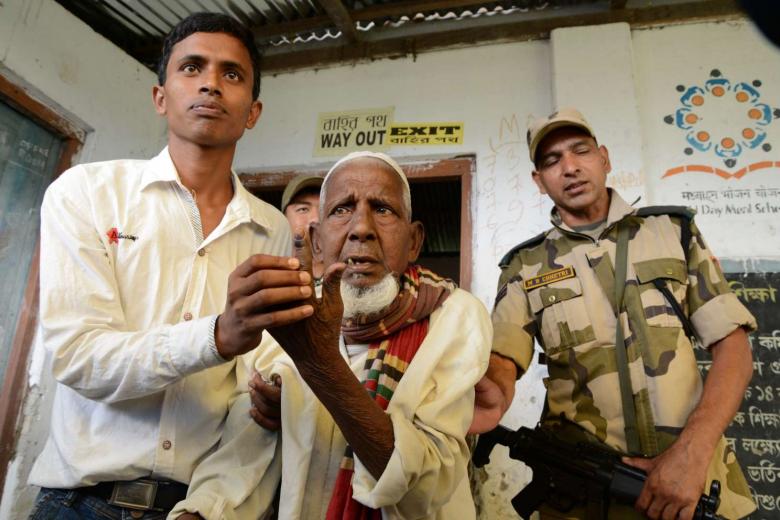 At 103, Indian man votes in first election | The Straits Times