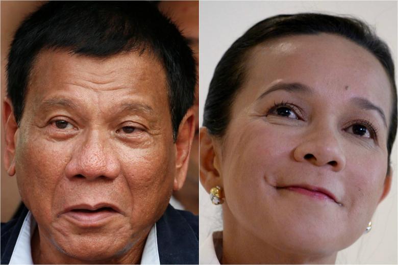 Rodrigo Duterte holds huge 11-point lead over Grace Poe in Philippine ...