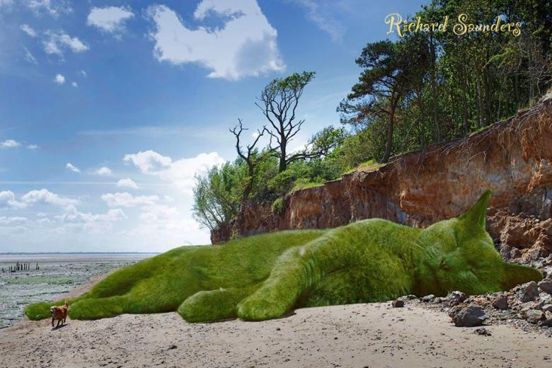 British artist creates fascinating Topiary Cat photo series with ...