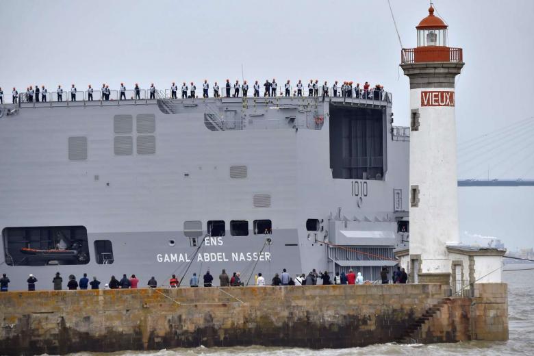 Egypt receives first of two French Mistral warships | The Straits Times