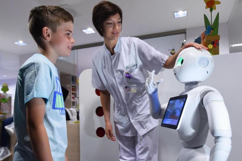 Belgium hospitals introduce robot receptionists | The Straits Times