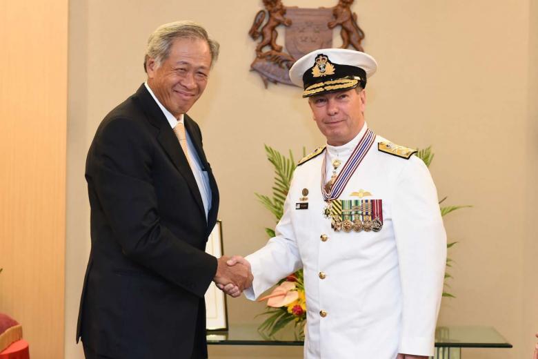 Australian navy chief Timothy Barrett receives prestigious Singapore ...