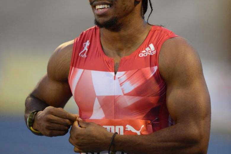 Athletics: Blake completes Jamaican sprint double in Bolt's absence ...