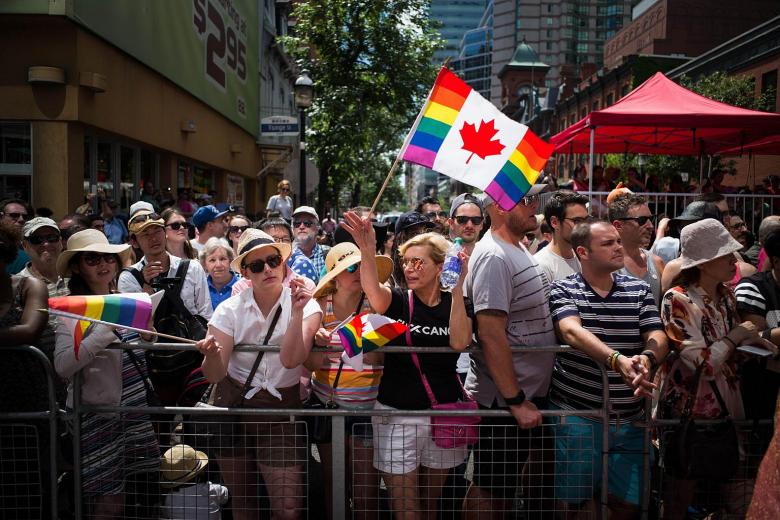Justin Trudeau is first Canadian PM to march in Toronto's Gay Pride ...