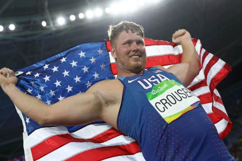 Olympics: American Ryan Crouser wins shot put gold, breaks Games record ...