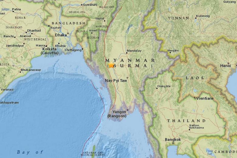 Central Myanmar hit by 6.8-magnitude quake, at least 3 killed | The ...