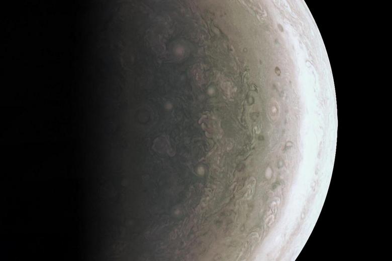 Nasa unveils first-ever photos of Jupiter's poles taken during Juno ...