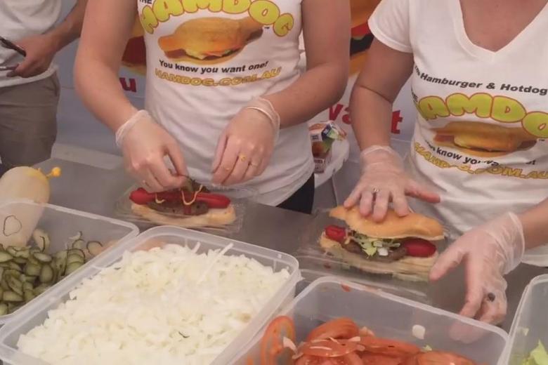 Australian man patents and goes national with the 'hamdog' - a ...