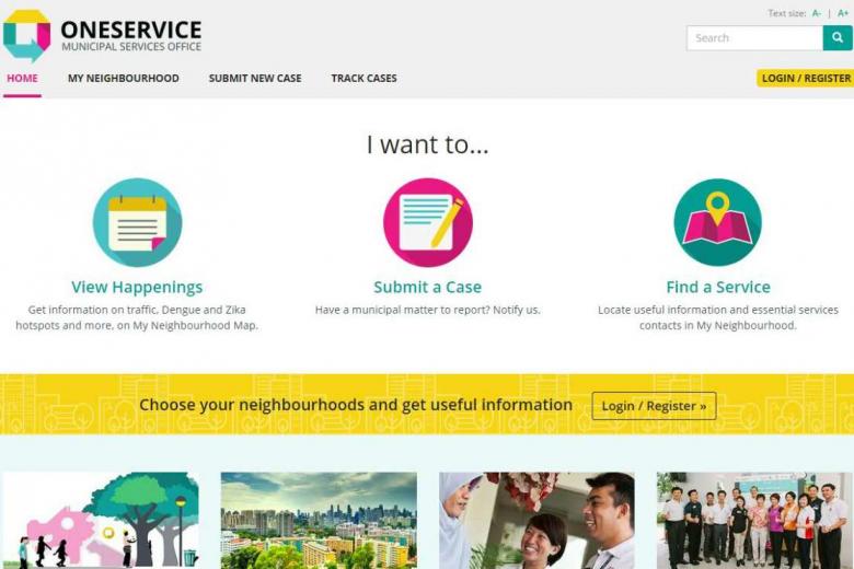 Report municipal problems online at new OneService Portal | The Straits ...