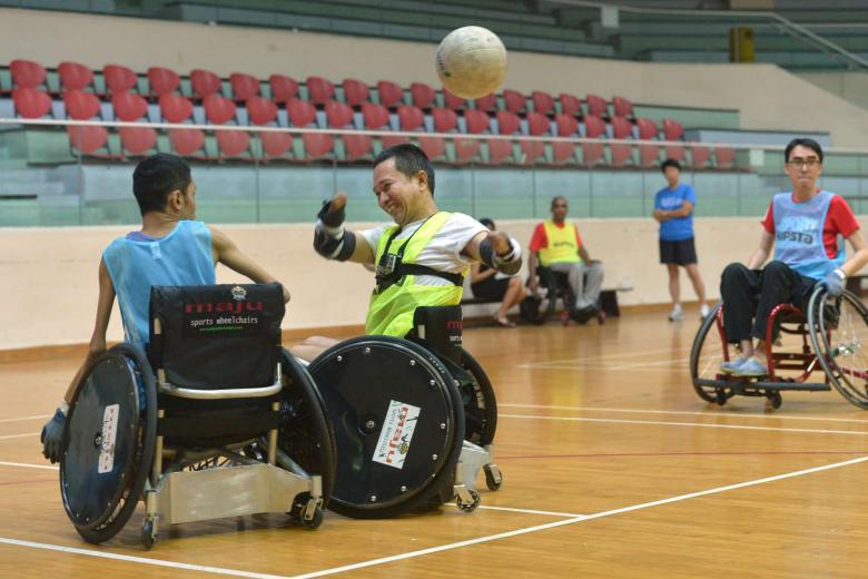 Freewheeling sport of wheelchair rugby gives GBS survivor a new lease ...