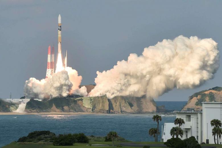 Japan rocket with manga art launches satellite into space | The Straits ...