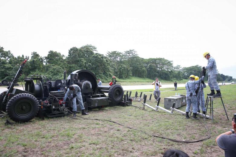 Public road converted into fighter jet runway for Exercise Torrent ...