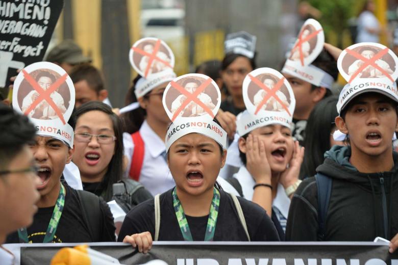 Thousands of anti-Marcos activists stage 'Black Friday' protest across ...