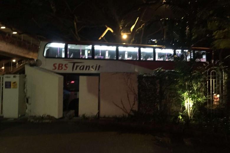 SBS bus crashes into wall at Bedok condo; no injuries reported | The ...