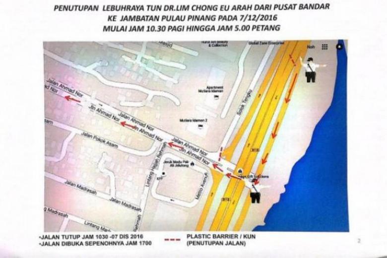 Penang highway shooting: Part of expressway to be closed for ...