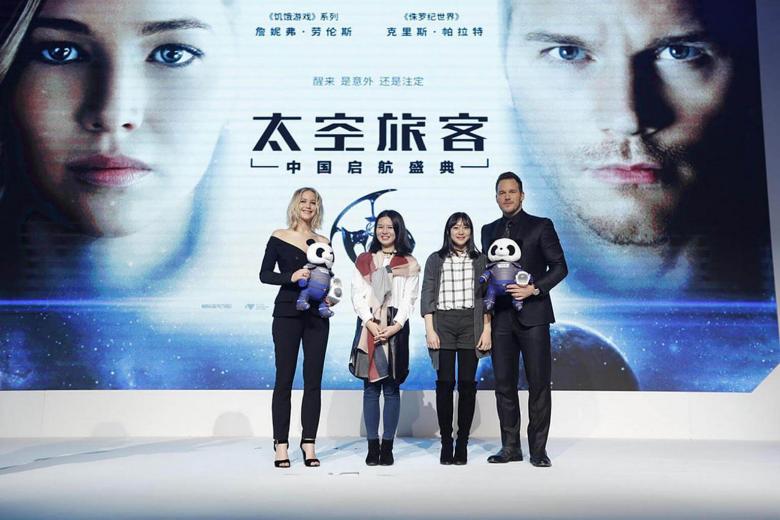 In Pictures: Premiere of science-fiction film Passengers | The Straits ...