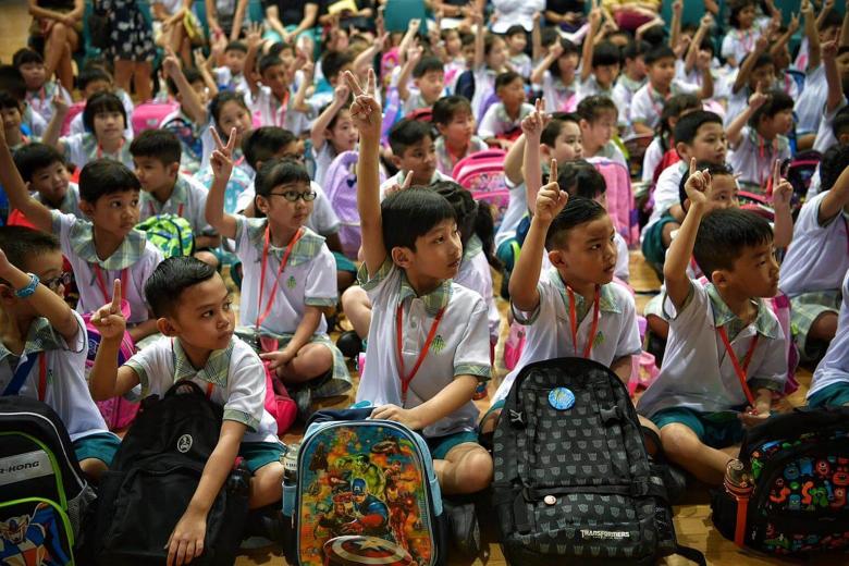 Excitement and nerves as Primary 1 pupils start first day at school ...