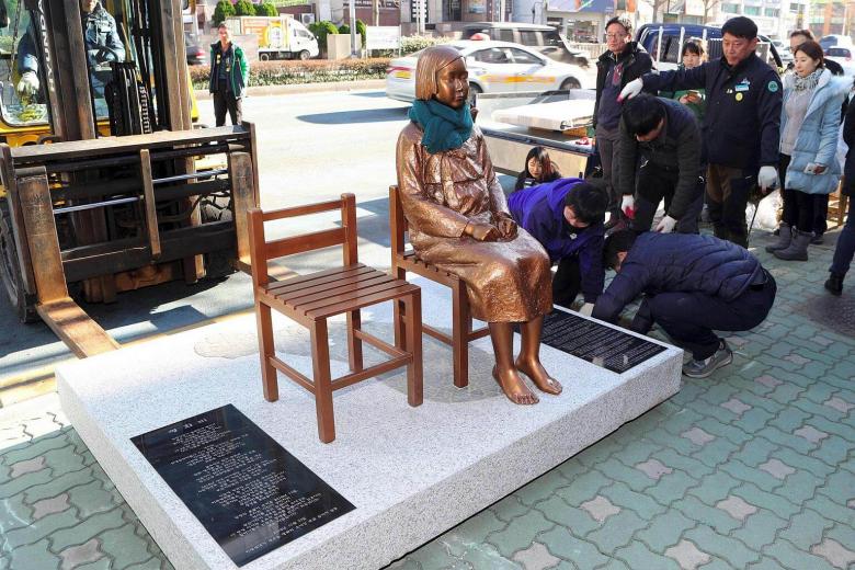 New comfort woman statue 'pours cold water' on warming ties: The ...