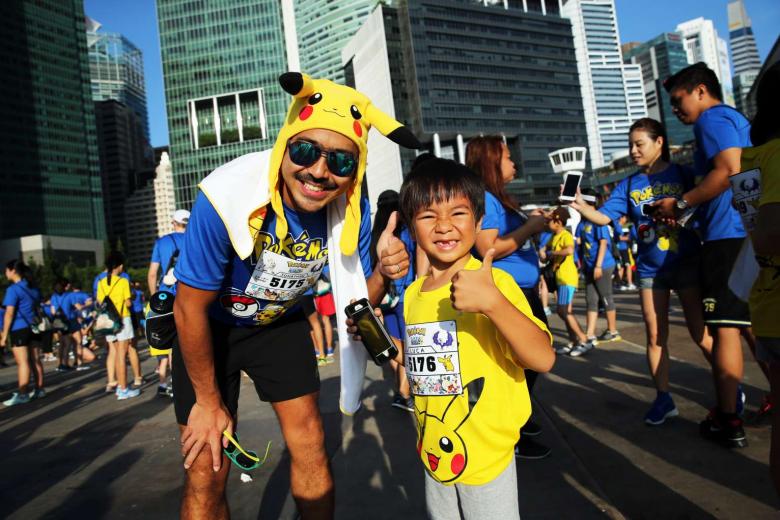 Nearly 6,000 people turn up for Pokemon fun run at Marina Bay | The ...