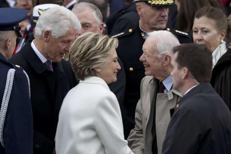 In Pictures: Hillary Clinton at Trump's inauguration day | The Straits ...