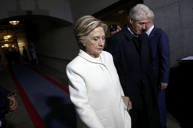In Pictures: Hillary Clinton at Trump's inauguration day | The Straits ...