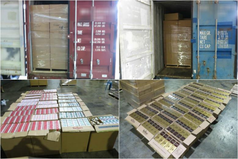 25,500 cartons of contraband cigarettes seized in 2 operations ...