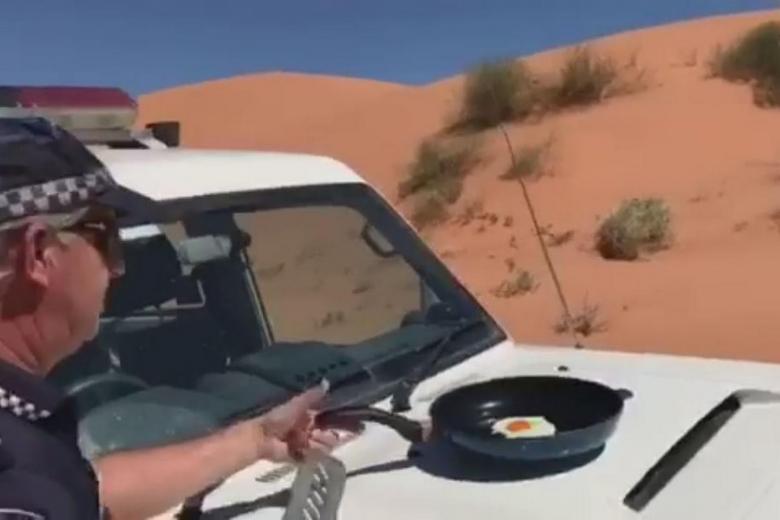Hot enough to fry an egg on a car in Australia | The Straits Times