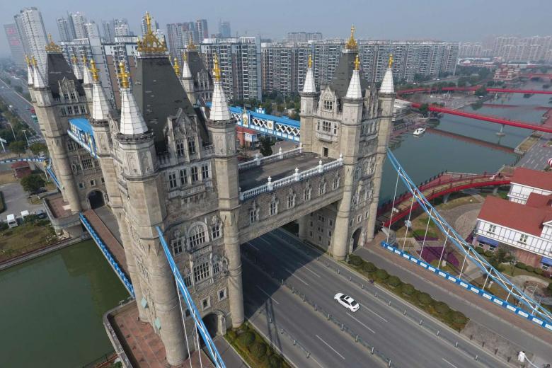 Copy of London's Tower Bridge in China sparks online debate | The ...