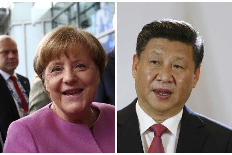 Angela Merkel, Xi Jinping call for promoting free trade, open markets ...