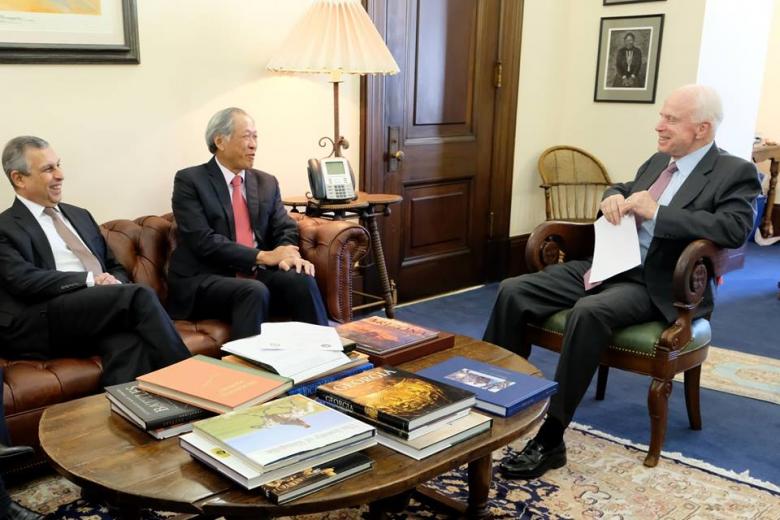 Ng Eng Hen meets US Senator, Congress members during 1st visit in Trump ...