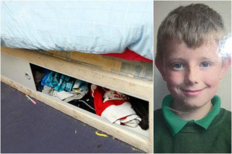 Missing British boy, 9, found hiding under bed after police mount ...