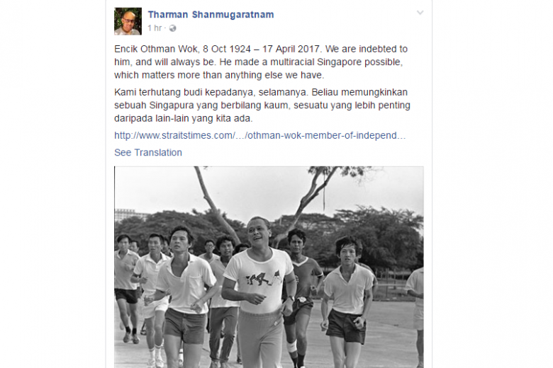 Social media tributes: Othman Wok 'an independence fighter, a fearless ...
