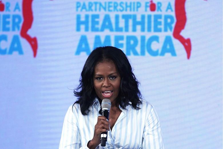Michelle Obama defends her healthy eating initiative after Trump ...