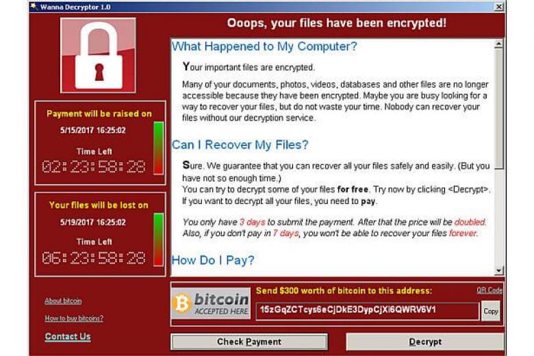 China issues warning for new ransomware virus | The Straits Times