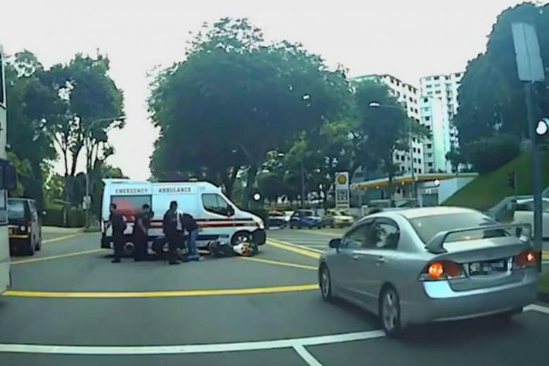 Ambulance collides with motorcycle outside Alexandra Fire Station | The ...