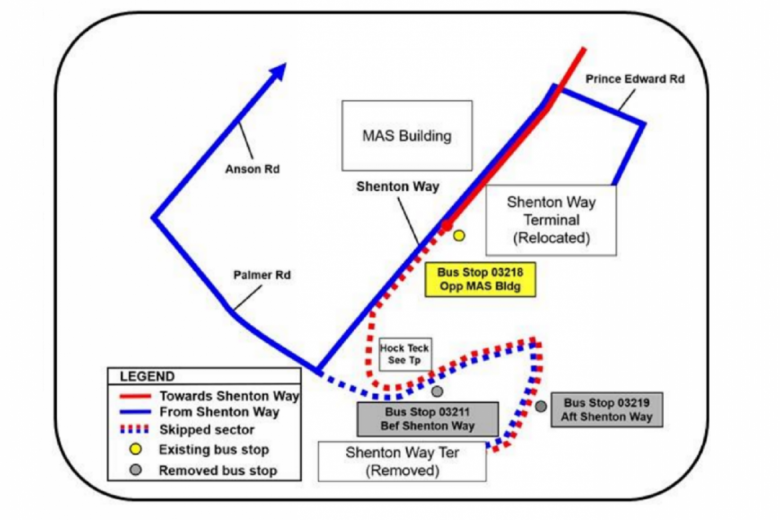 SMRT Bus Services 700 and 970 routes amended to serve new Shenton Way ...