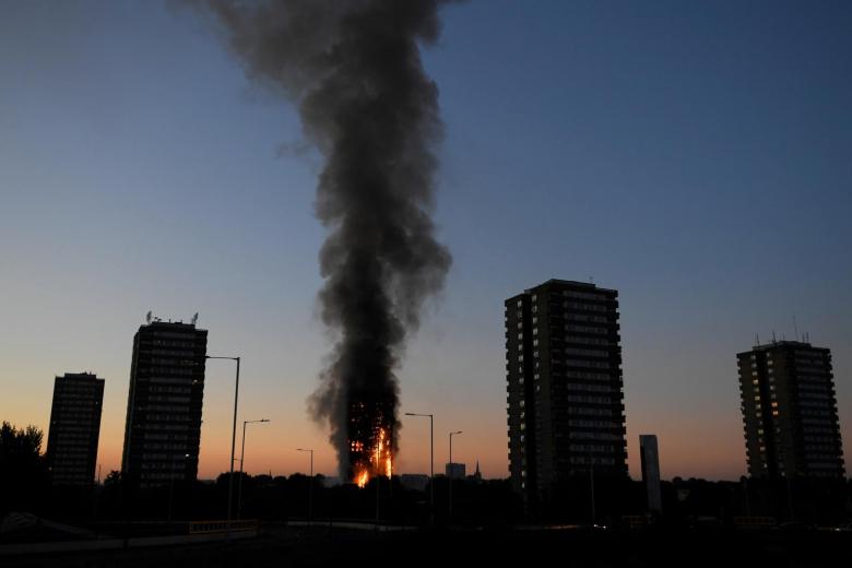 Fire engulfs London tower block, at least 12 dead, dozens injured | The ...