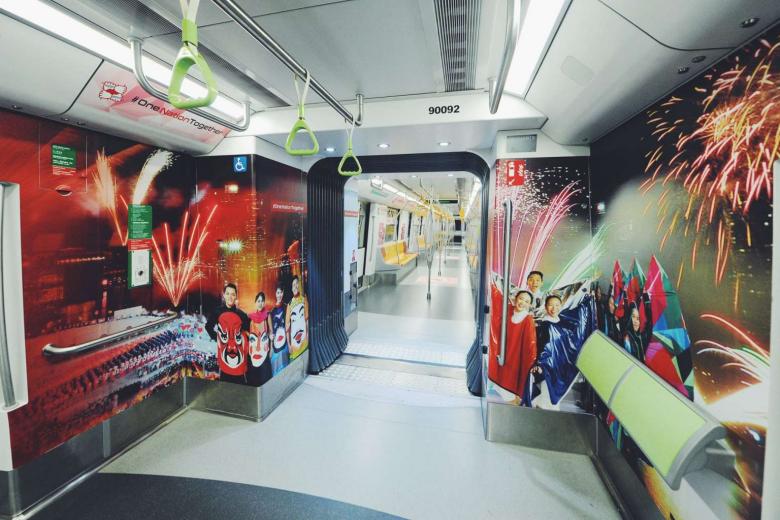 LTA launches NDP-themed trains that will run till Aug 27 | The Straits ...