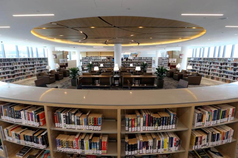 Running track, playground in new Tampines library | The Straits Times