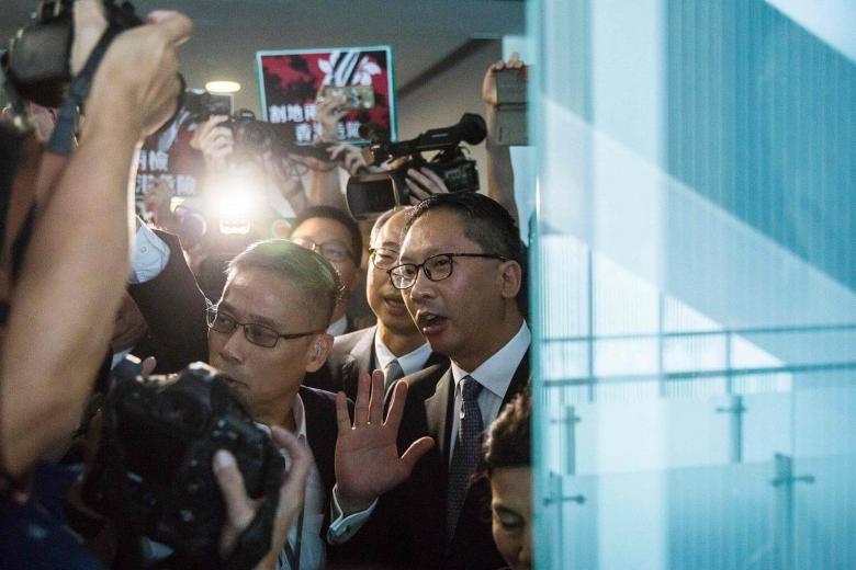 Hong Kong lawmakers grill justice chief over controversial rail link to ...