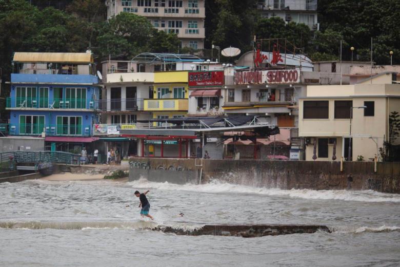 In Pictures: Typhoon Hato batters Hong Kong | The Straits Times