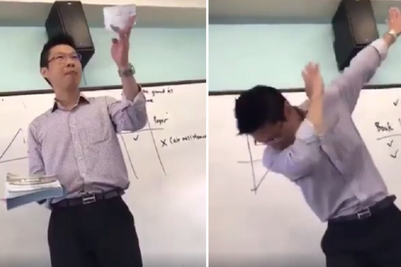 Yishun school teacher responds to viral dabbing video, says all ...