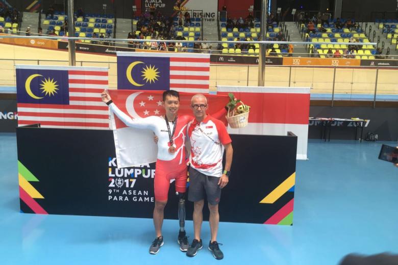 Para-cyclist Tan Hun Boon delivers Singapore's first medal at Asean ...