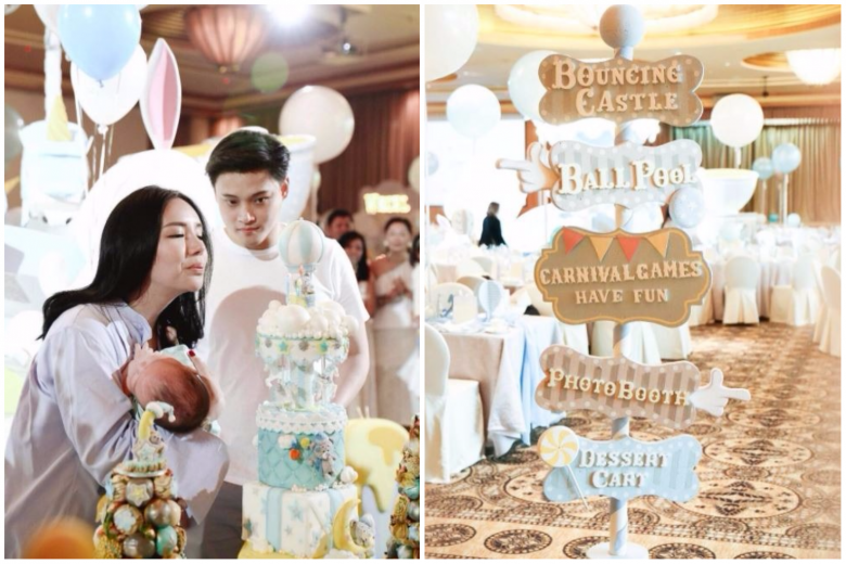 Billionaire Peter Lim's daughter Kim throws lavish party for son at ...